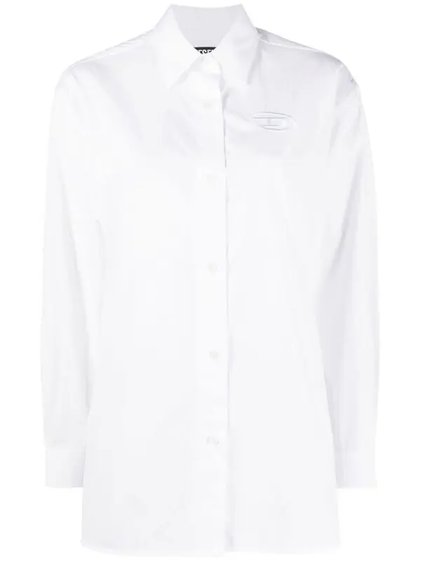 DIESEL® Logo-embroidered Shirt