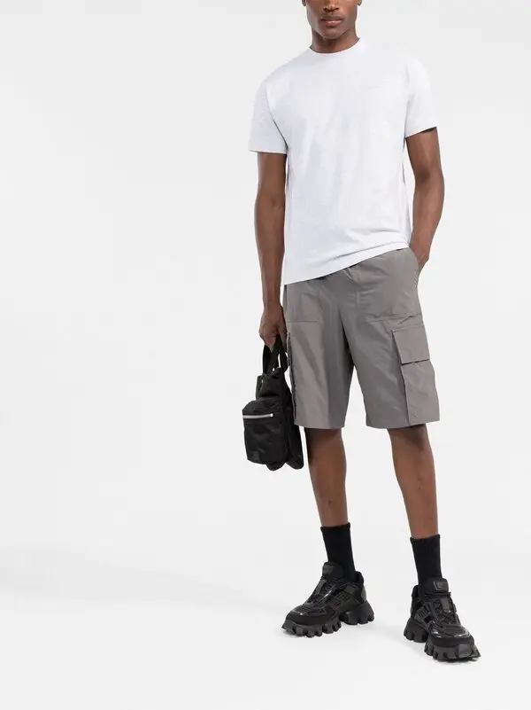 Off-White Diag Tab Cotton T-shirt - Grey