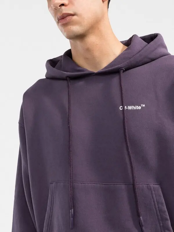 Off-White Graphic Print Hoodie