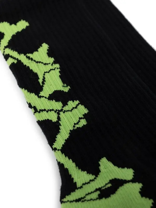 Amiri Skeleton-print Socks
