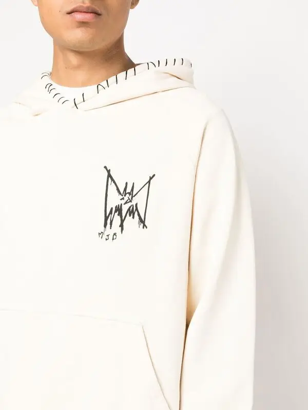 MJB - MARC JACQUES BURTON Graphic-print Cotton Hoodie