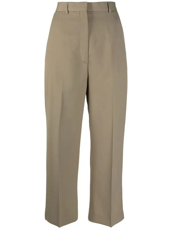 Acne Studios Cropped Straight-leg Trousers