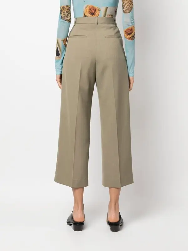 Acne Studios Cropped Straight-leg Trousers
