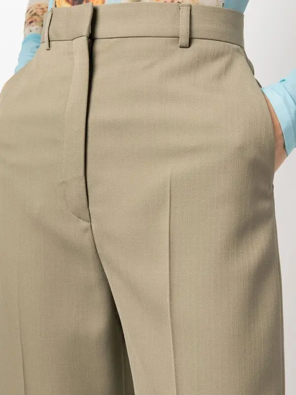 Acne Studios Cropped Straight-leg Trousers