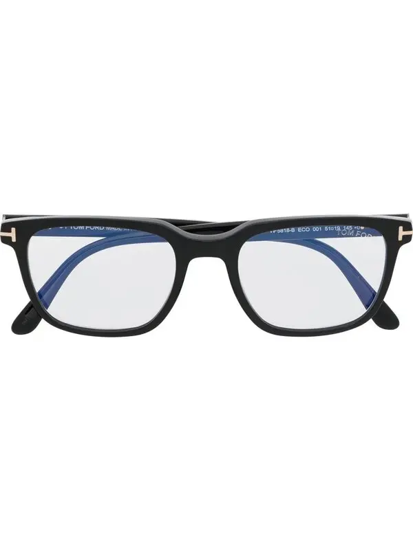 TOM FORD Wayfarer-frame Optical Glasses - Black
