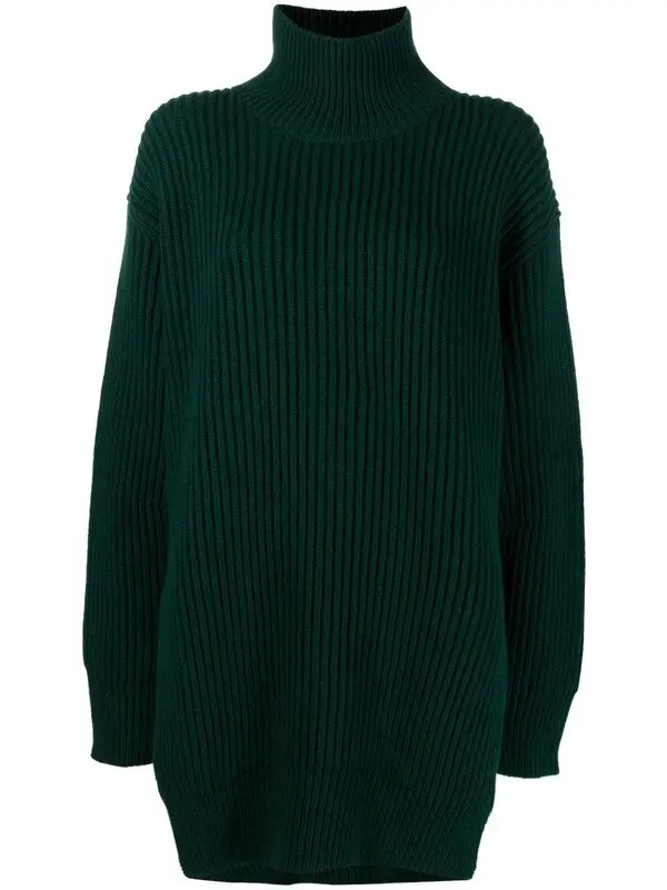JIL SANDER Roll-neck Ribbed-knit Jumper