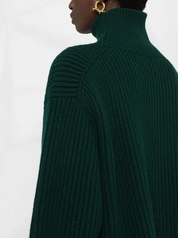 JIL SANDER Roll-neck Ribbed-knit Jumper