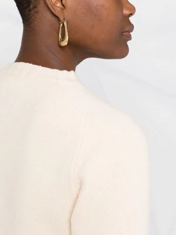 JIL SANDER Crew-neck Knitted Jumper - Neutrals