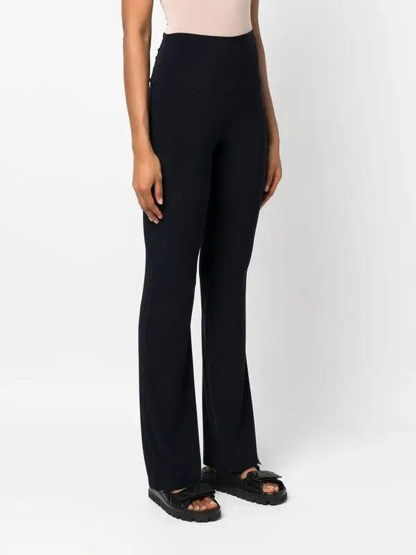 Norma Kamali High-rise Flared Trousers