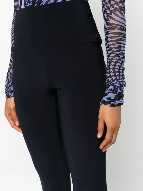 Norma Kamali High-rise Flared Trousers
