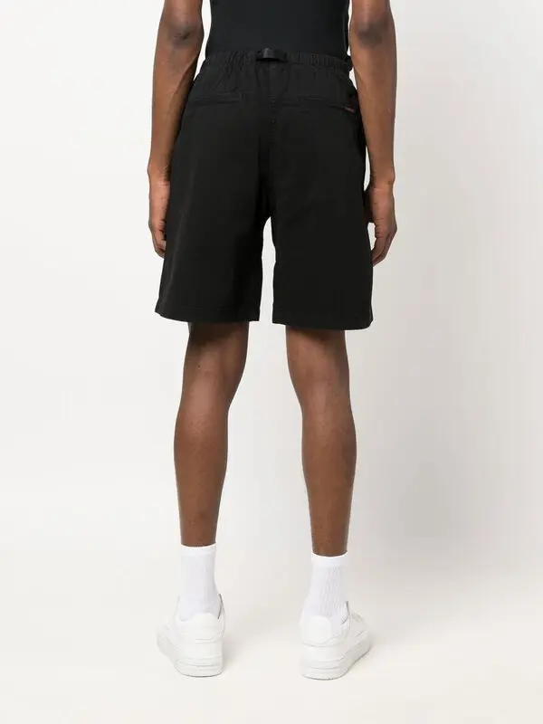Gramicci Belted Cotton Shorts - Black