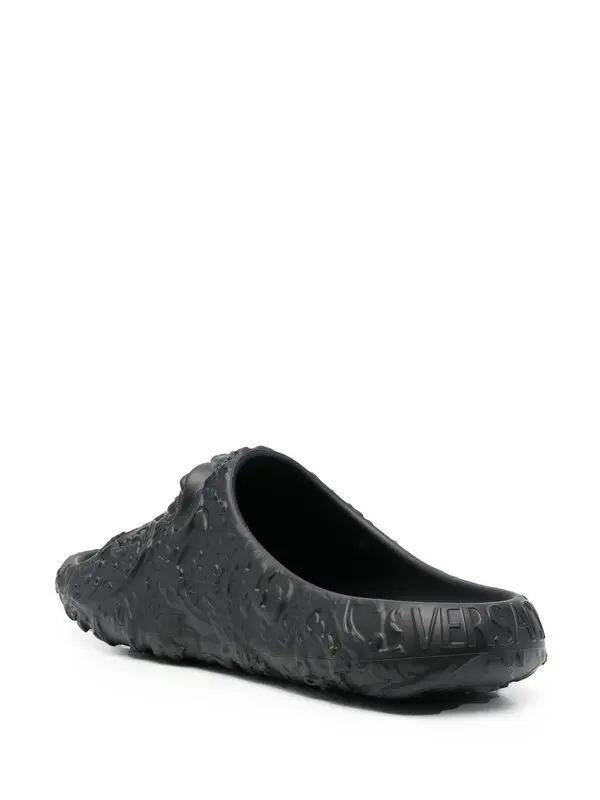 Versace Medusa Dimension Pool Slides - Black