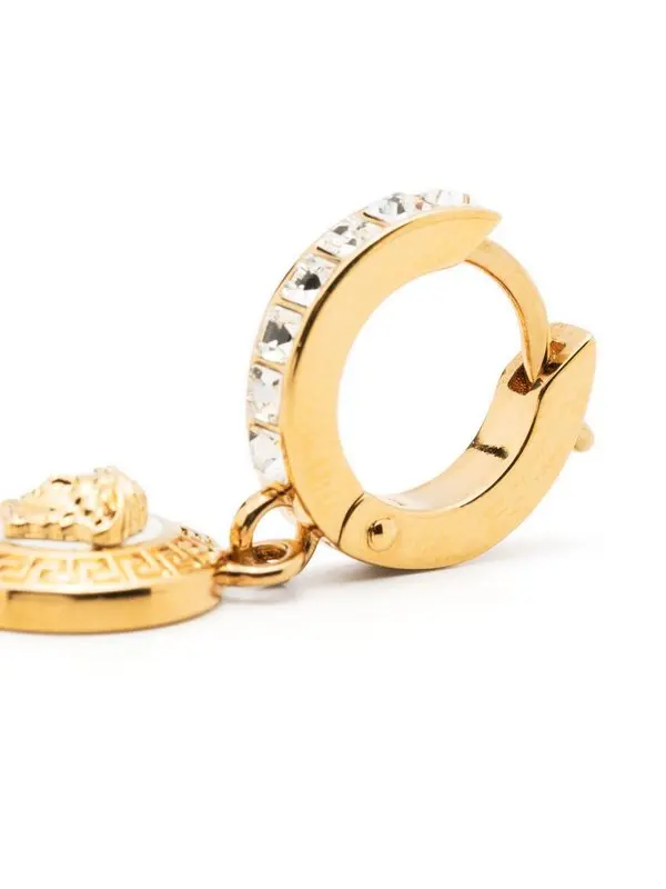 Versace Medusa-embellished Hoop Earrings
