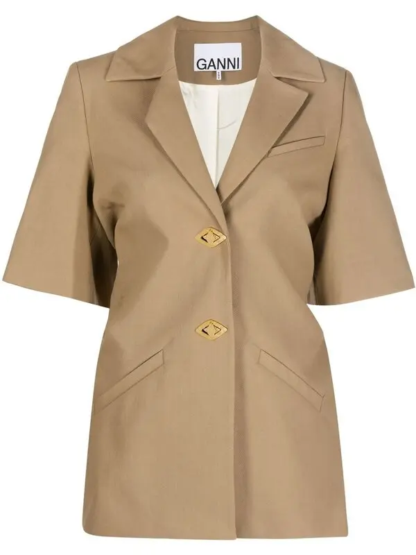 GANNI Single-breasted Blazer