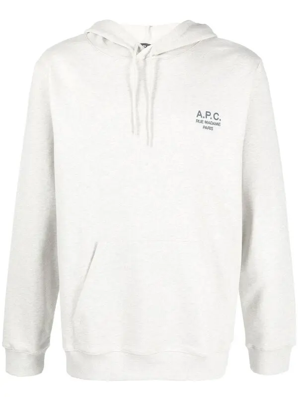 A.p.c. Logo-print Pullover Hoodie