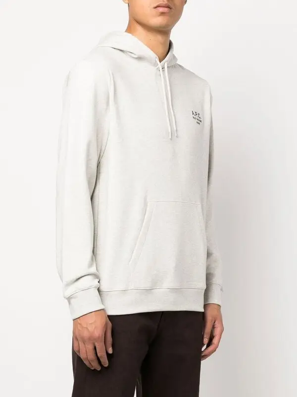 A.p.c. Logo-print Pullover Hoodie