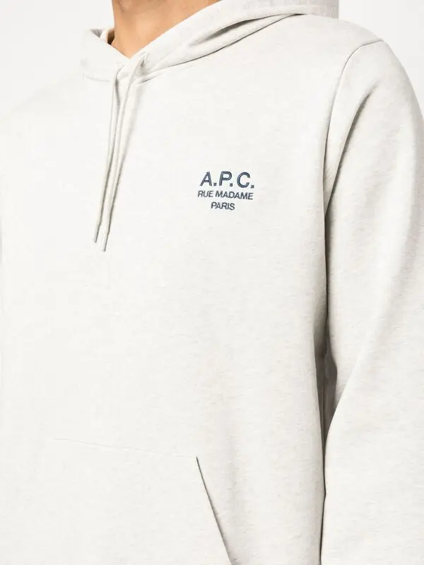 A.p.c. Logo-print Pullover Hoodie