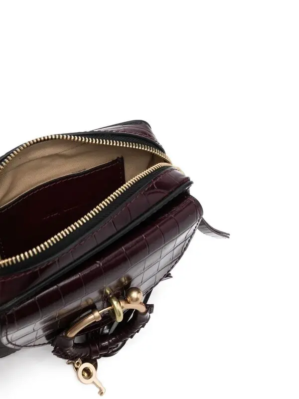 See By Chloé Faye Crocodile-embossed Camera Bag