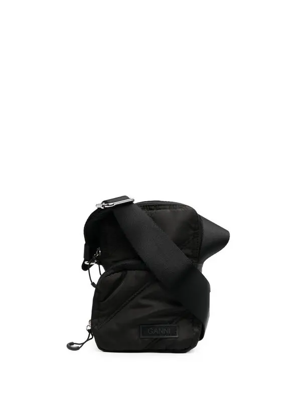 GANNI Quilted Tech Crossbody Bag