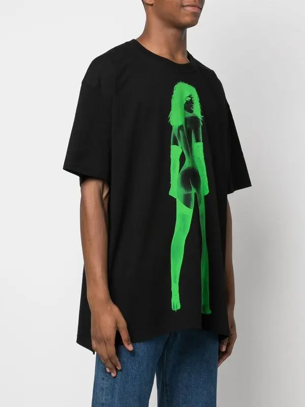 Vivienne Westwood Pin-Up Short-Seeve T-Shirt In Black - 46% Off