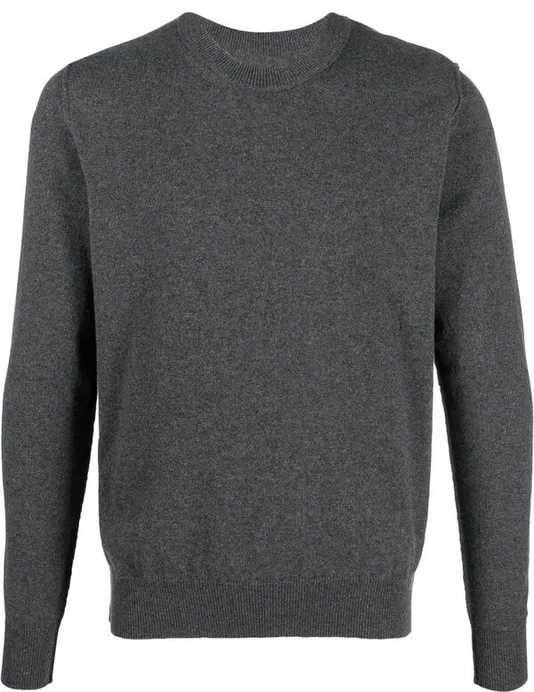 MAISON MARGIELA Crew-neck Cashmere Sweater - Grey