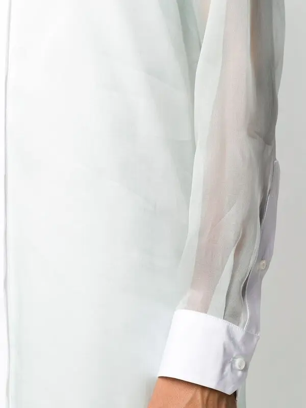 Off-White Free Winona-print Shirt Dress - Blue