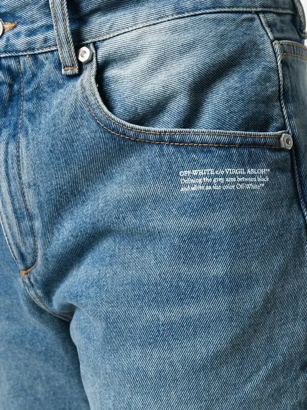 Off-White Loose-fit Straight Leg Jeans