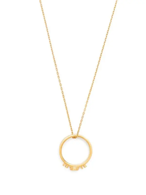 MAISON MARGIELA 11 Ring Pendant Necklace - Gold