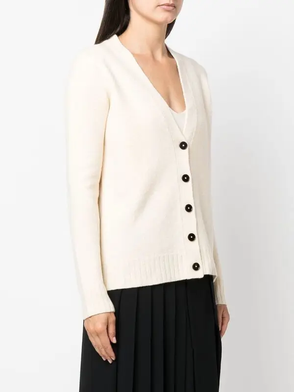 JIL SANDER Button-down Knit Cardigan - Neutrals