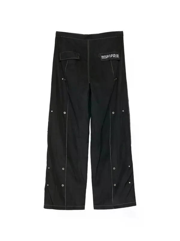 COUNTY OF MILAN Wide Leg Snap Trousers