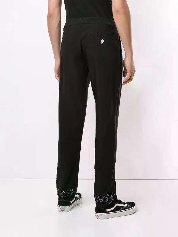 COUNTY OF MILAN Cross Trine Chino With Doodle Print