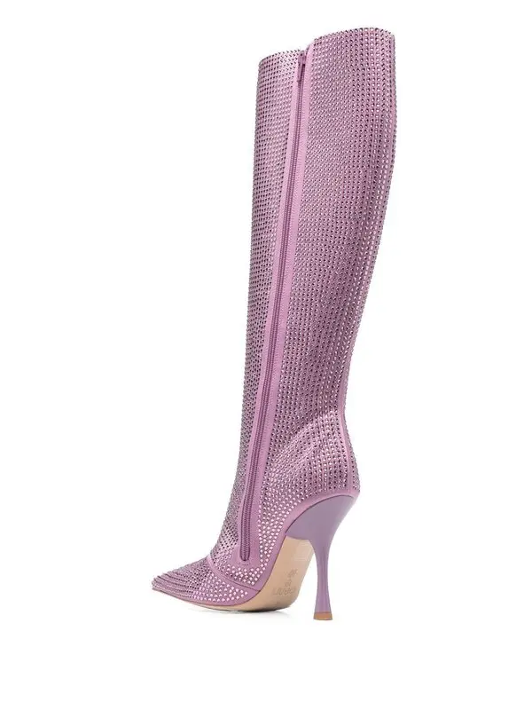 Liu Jo Rhinestone-embellished Knee-high Boots
