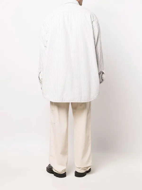 MAISON MARGIELA Stripe-print Padded Shirt