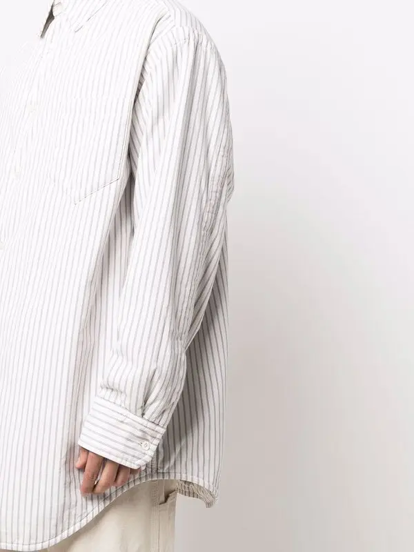 MAISON MARGIELA Stripe-print Padded Shirt
