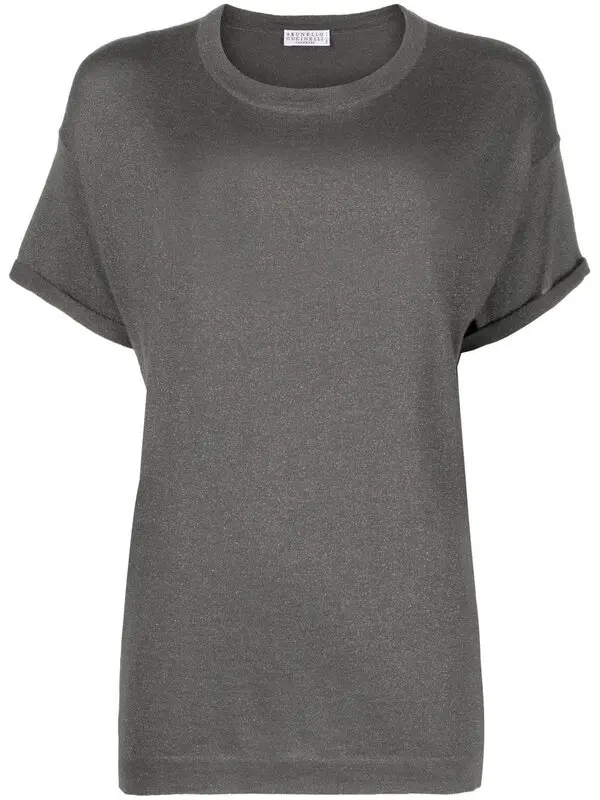 Brunello Cucinelli Round-neck Short-sleeve T-shirt