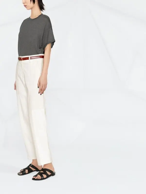 Brunello Cucinelli Round-neck Short-sleeve T-shirt