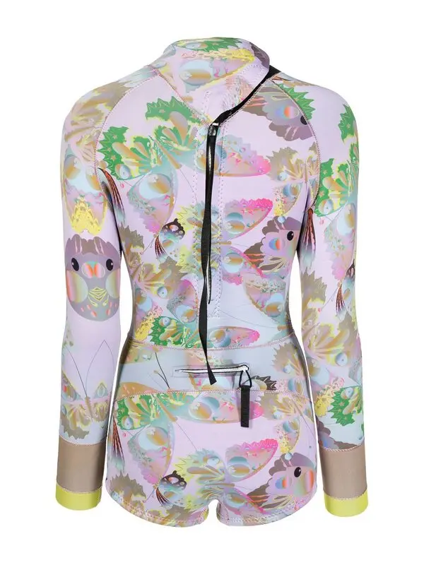 Cynthia Rowley Sunset Butterfly Long-sleeve Wetsuit