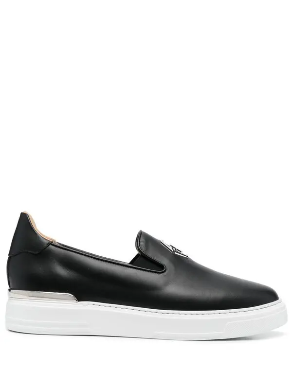 Philipp Plein Hexagon-logo Slip-on Sneakers