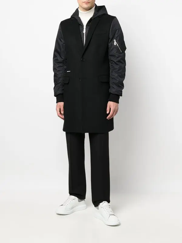 Philipp Plein Zip-up Hooded Coat
