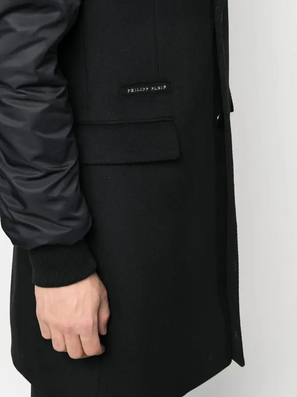 Philipp Plein Zip-up Hooded Coat