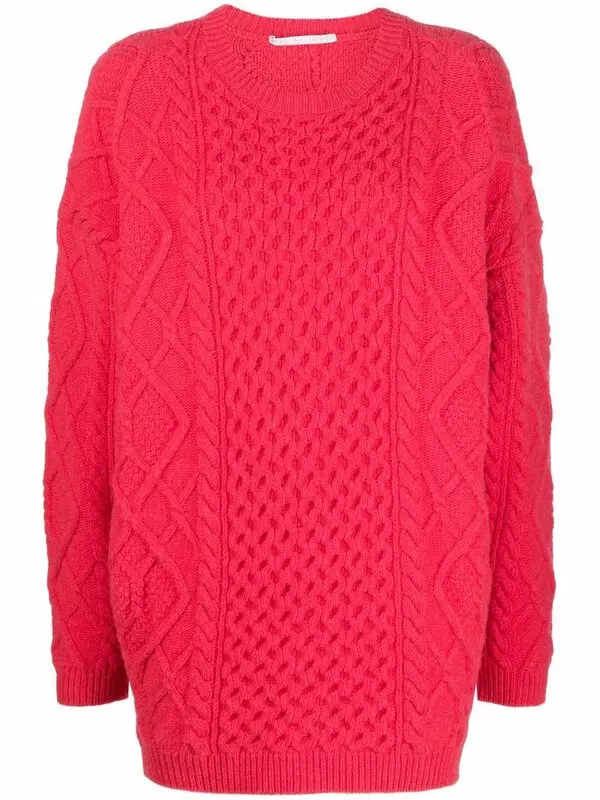 Stella McCartney Aran Knit Crew Neck Jumper