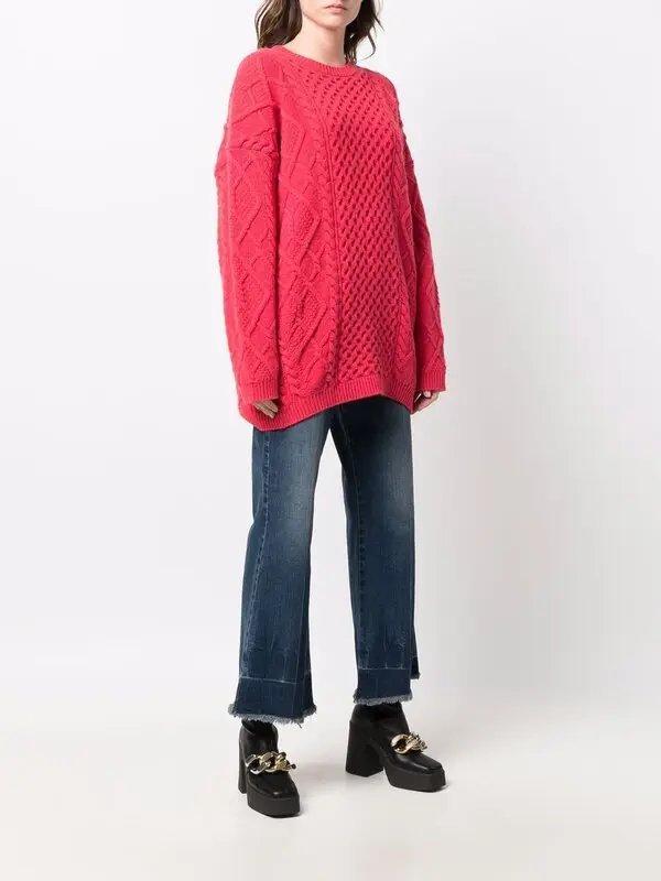 Stella McCartney Aran Knit Crew Neck Jumper