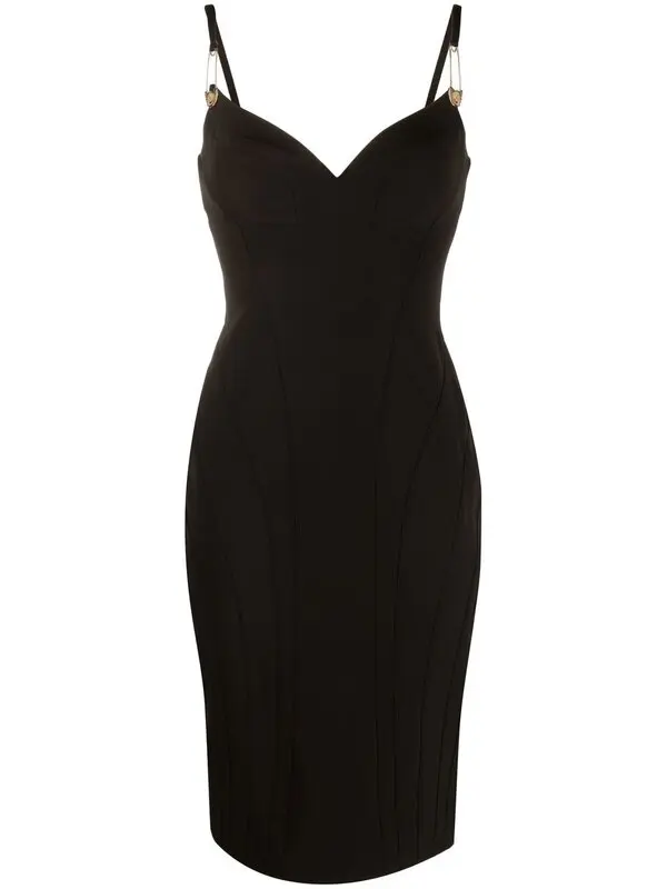 Philipp Plein Cut Midi Dress