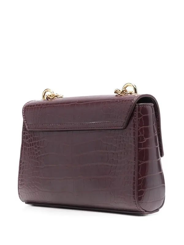 Moschino Crocodile-effect Shoulder Bag