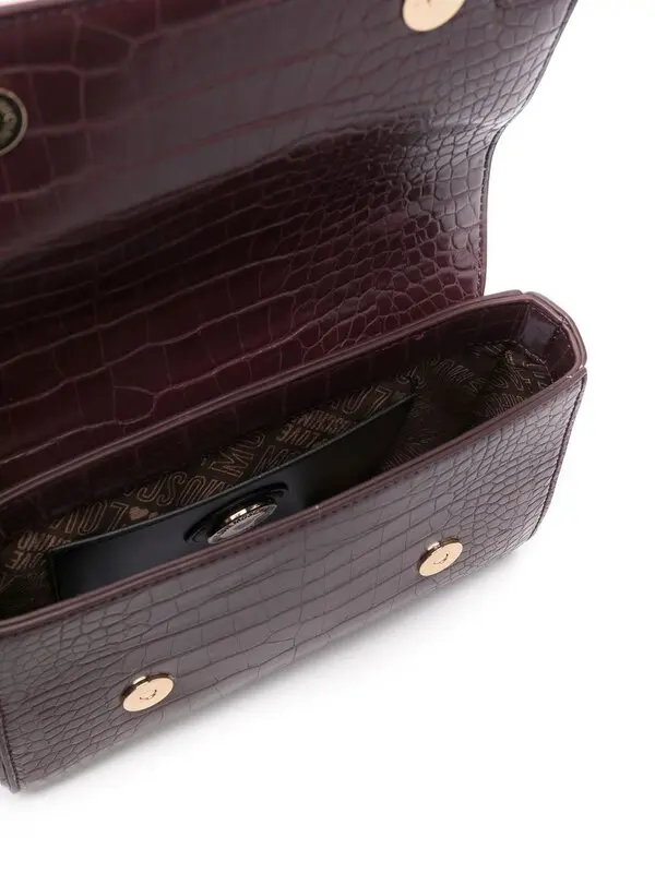 Moschino Crocodile-effect Shoulder Bag