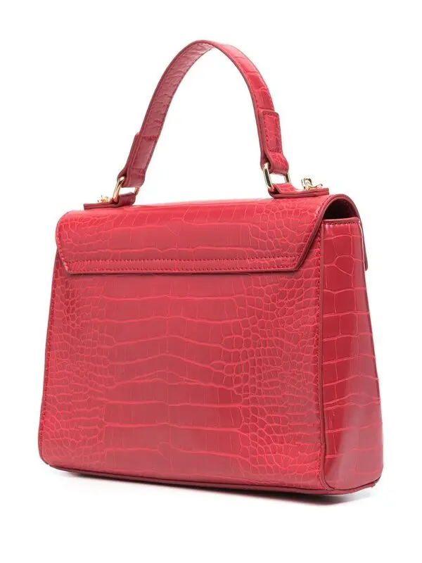 Moschino Crocodile-embossed Tote Bag