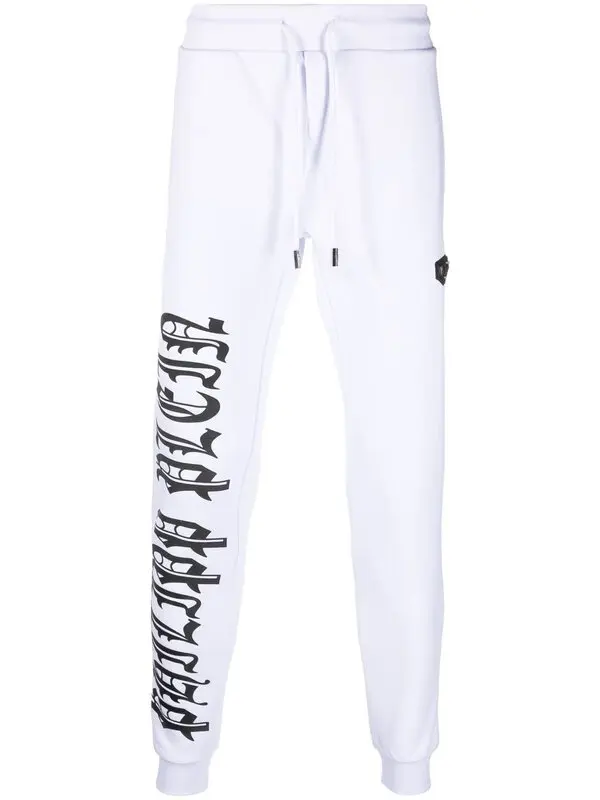 Philipp Plein Gothic Plein Cotton Track Pants