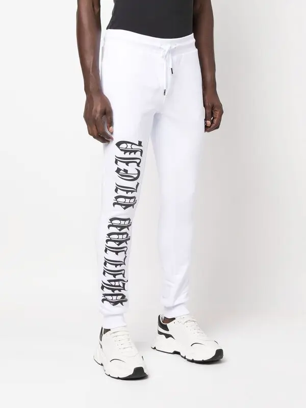 Philipp Plein Gothic Plein Cotton Track Pants