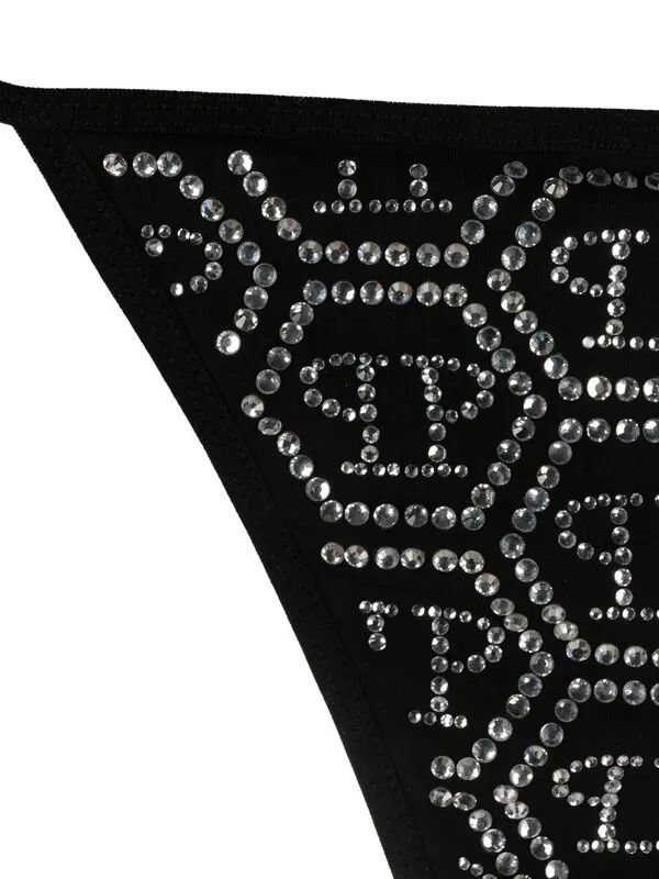 Philipp Plein Rhinestone-embellished Logo Thong