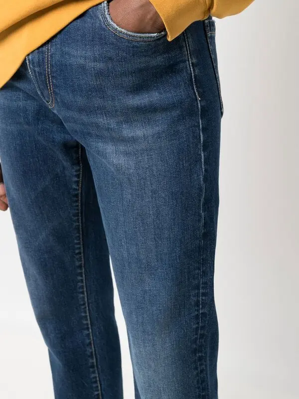 BILLIONAIRE Straight-cut Jeans With Logo Patch